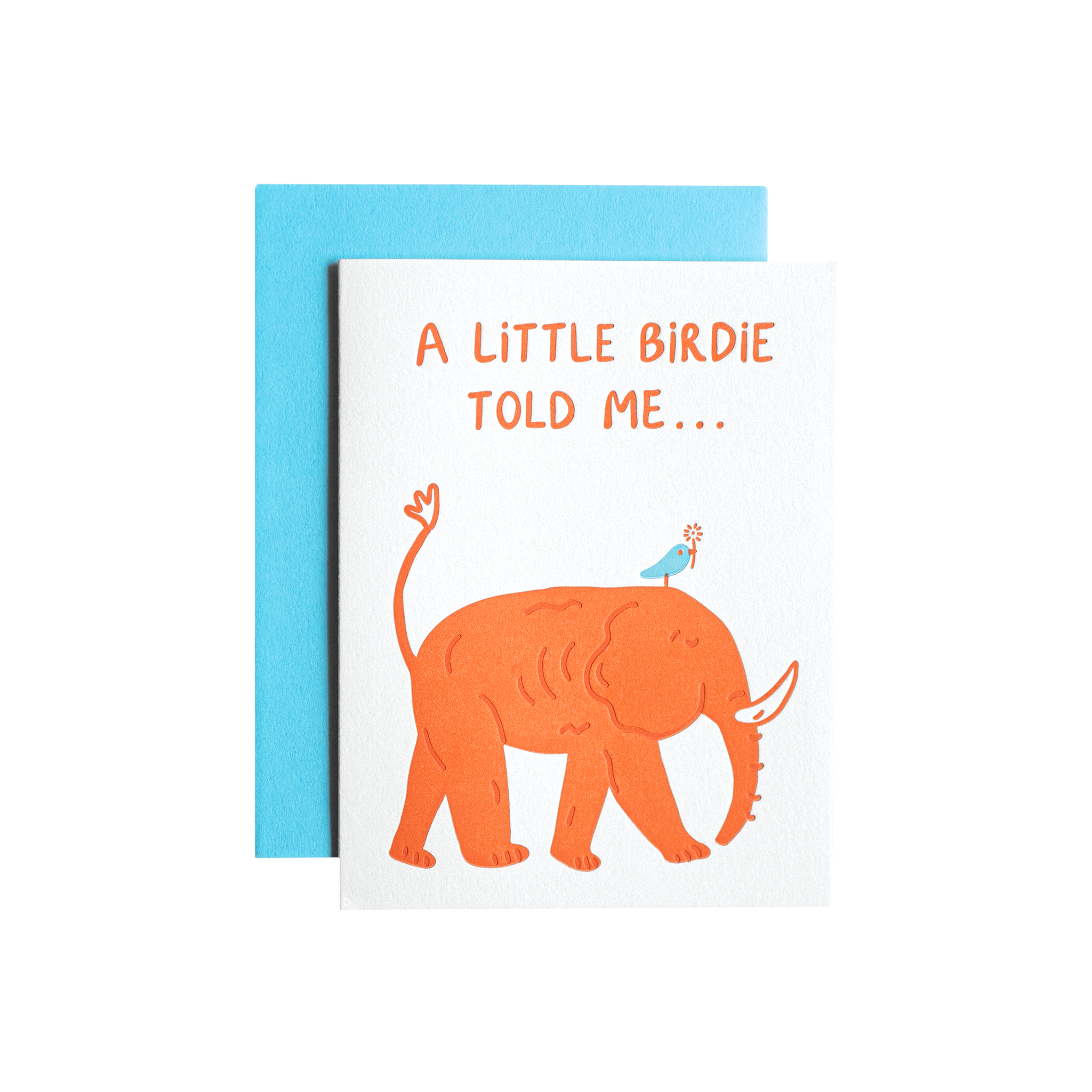 A little birdie told me – Greeting Card | Ink Paper Crafts – Ink.Paper ...