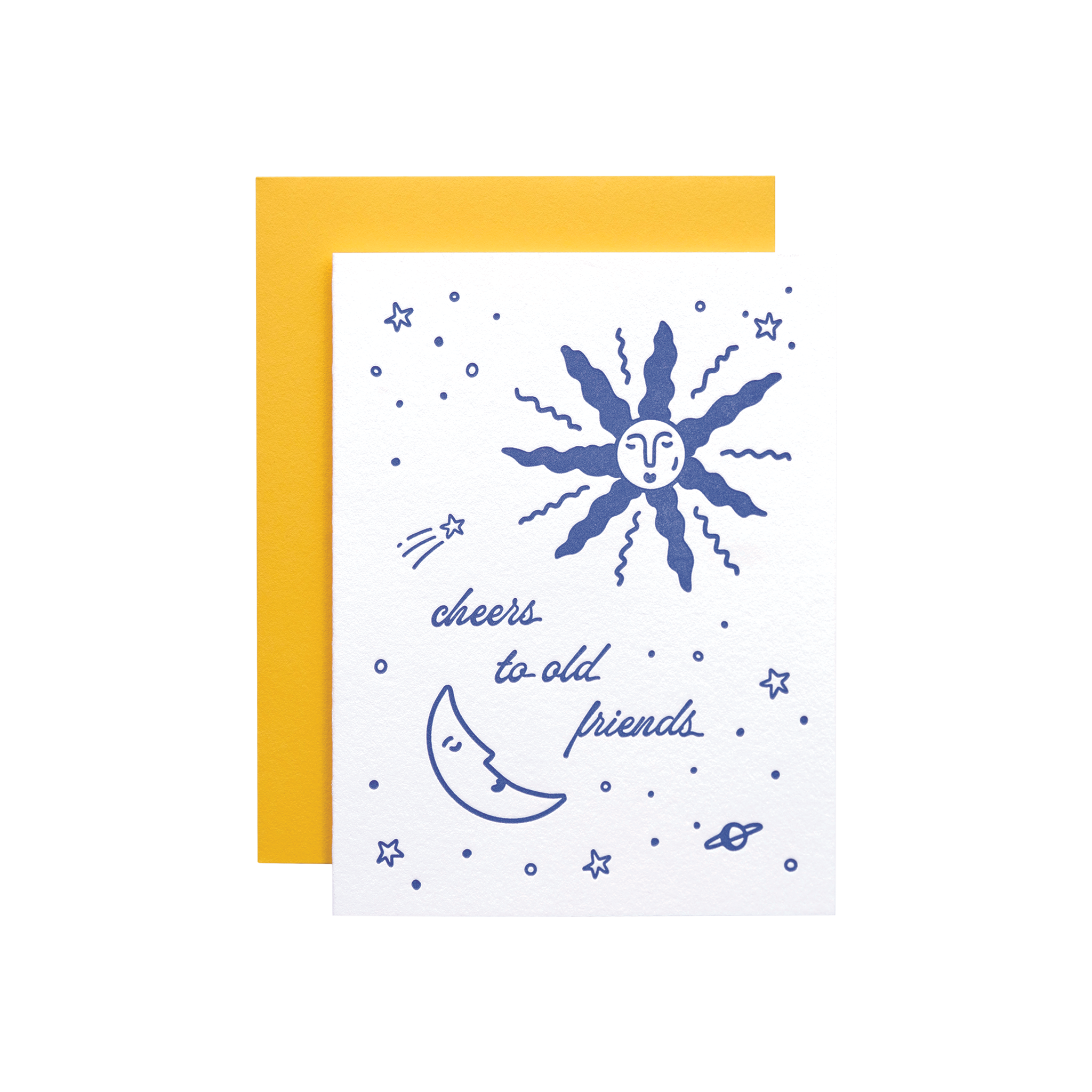 Cheers To Old Friends Card – Friendship Card | Ink Paper Crafts – Ink ...