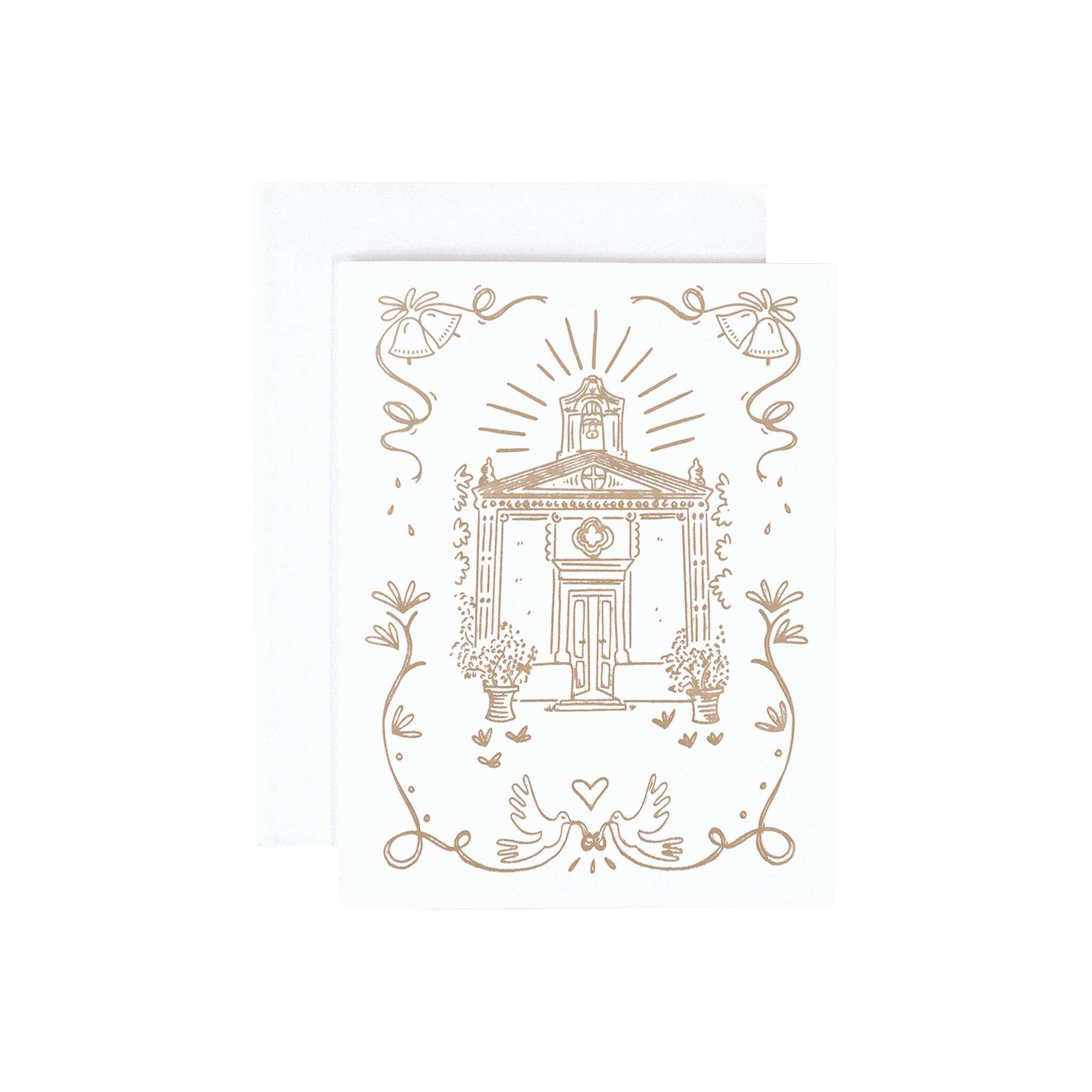 Church Wedding Card – Ink.Paper.Crafts