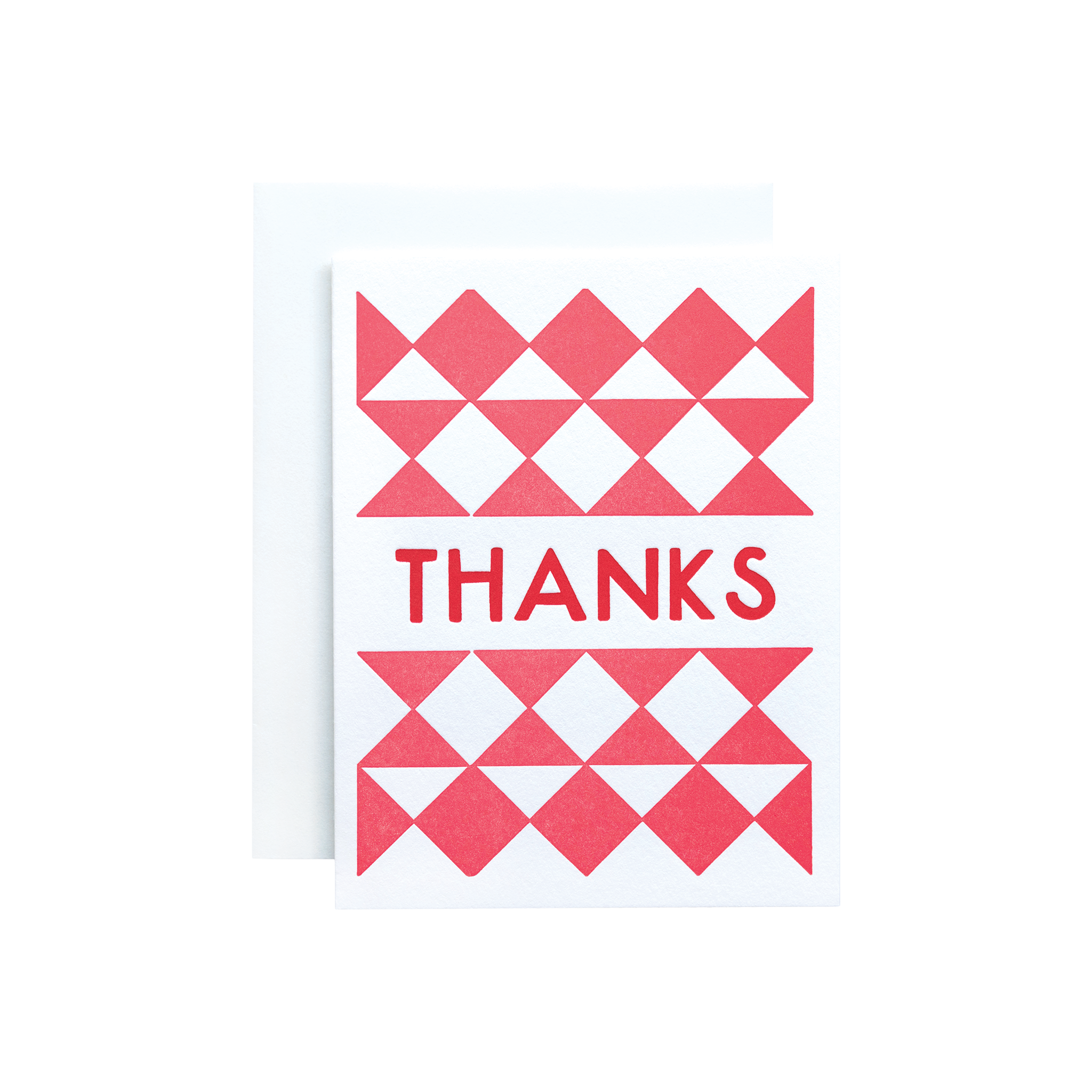 Geo Thanks Card – Thank You Card | Ink Paper Crafts – Ink.Paper.Crafts