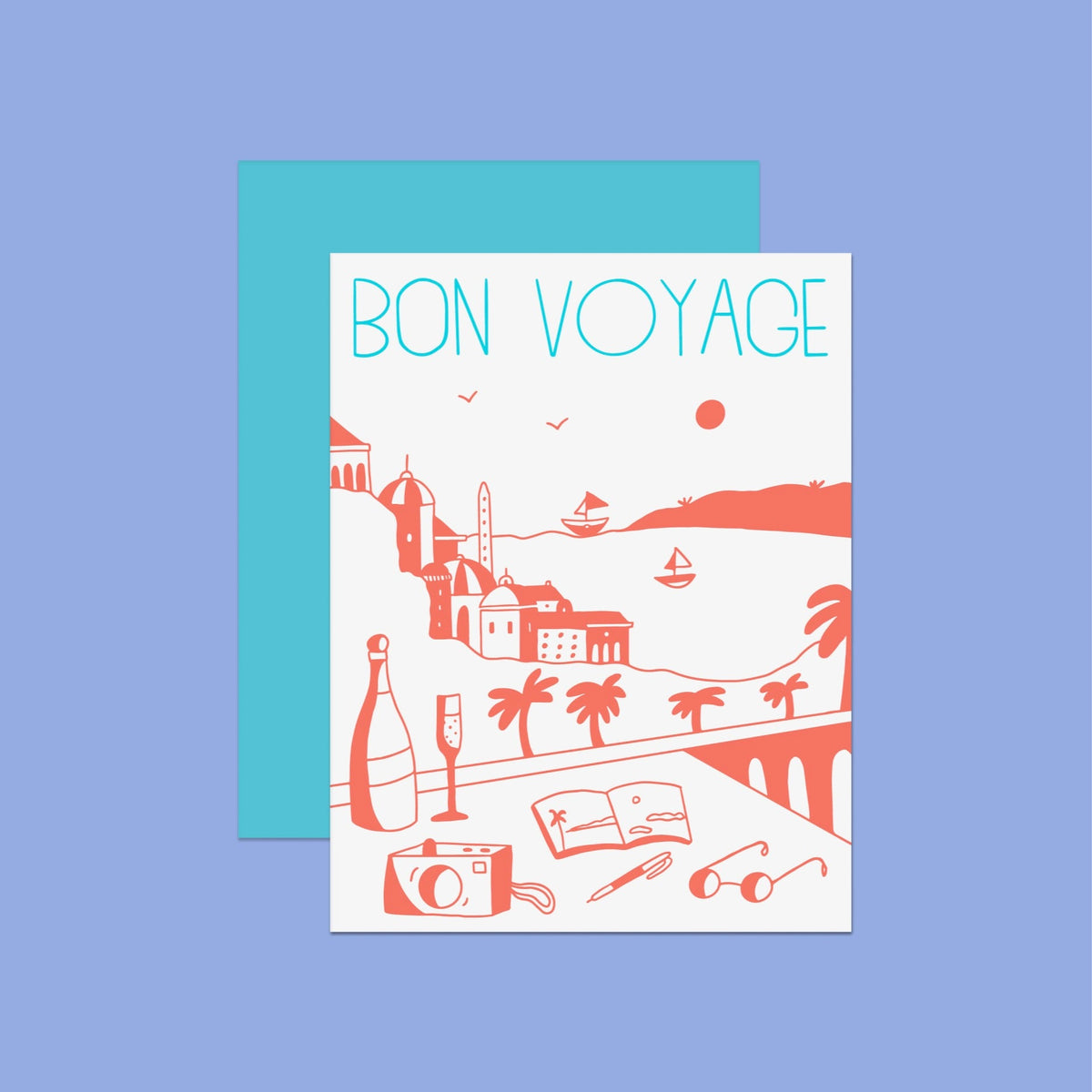 Bon Voyage Card — Ink.Paper.Crafts