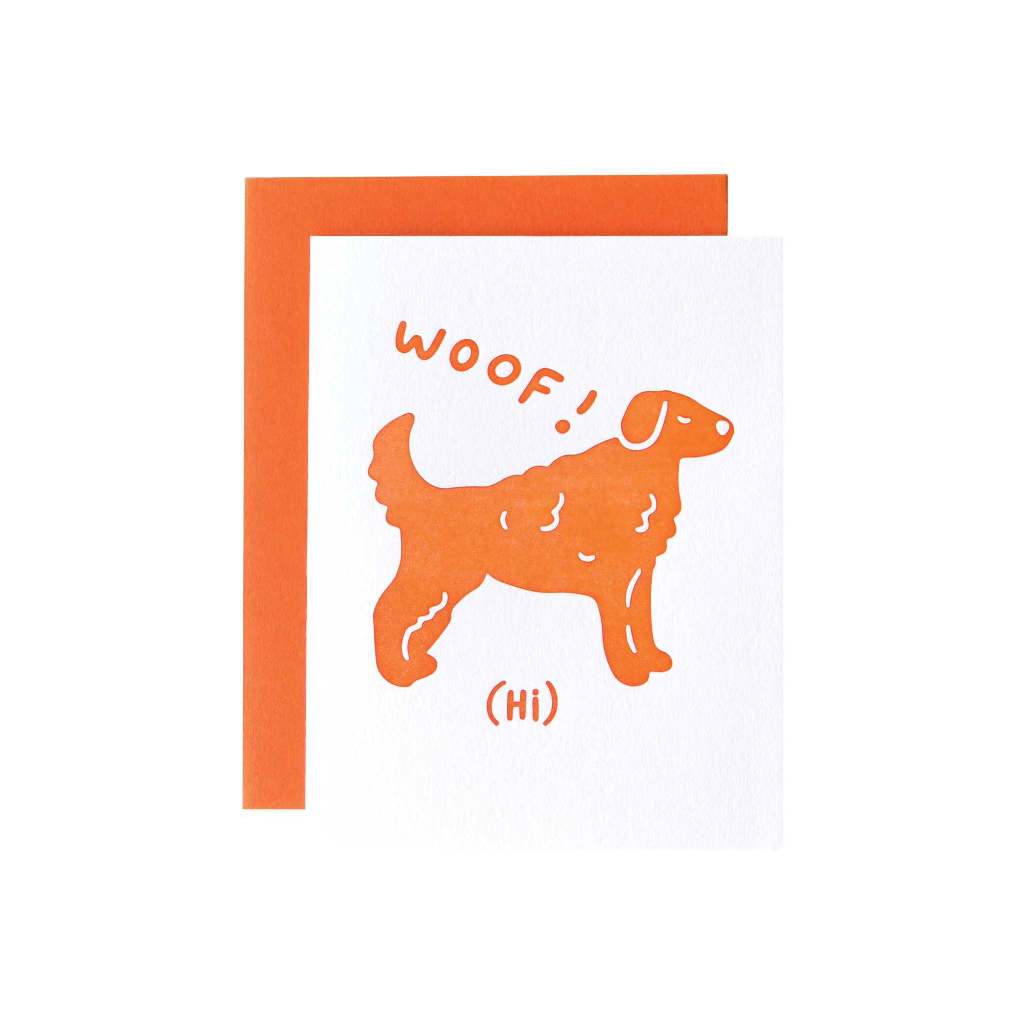 Woof Card – Greeting Card | Ink Paper Crafts – Ink.Paper.Crafts