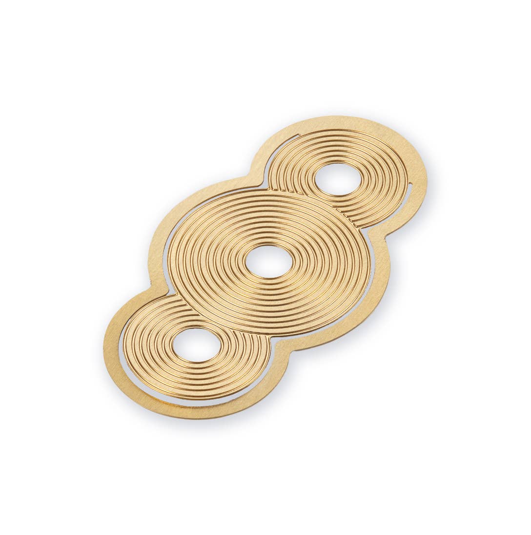 Papier - Brass Bookmark - Circlets – Ink.Paper.Crafts