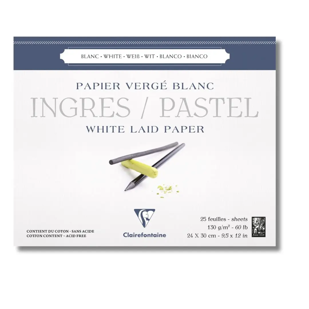 Clairefontaine - Ingres Pastel Paper Pad – Ink.Paper.Crafts