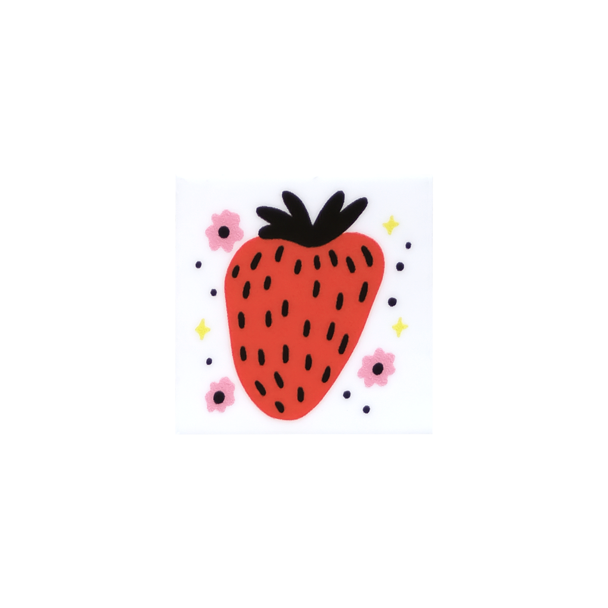 Mini Strawberry Sticker | Ink Paper Crafts – Ink.Paper.Crafts